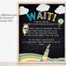 Hot Air Balloon Guest Book Sign | Chalkboard Graduation Sign | First ...