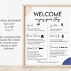Boho Modern Minimalist Airbnb VRBO Vacation Welcome Sign | Ocean Beach ...