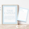 EDITABLE Time Capsule Sign and With Matching Printable Message Cards ...