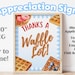 Waffle Bar Sign | Pancake Breakfast Signs | Thanks a Waffle Lot ...