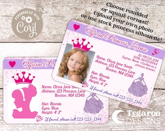 Editable Kids Drivers License - Etsy