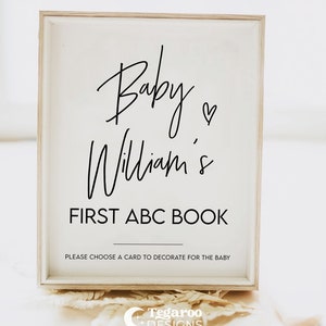 Editable ABC Coloring Book | ABC Colouring | First ABC Book | Baby ...