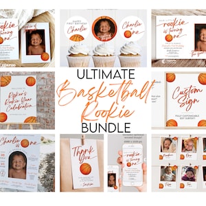 Basketball Rookie of the Year First Year Milestone Template | Fully ...