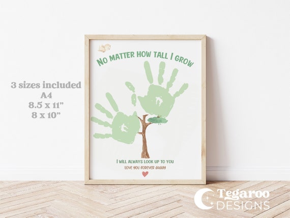No Matter How Tall I Grow Tree Father's Day Gift Present | Etsy