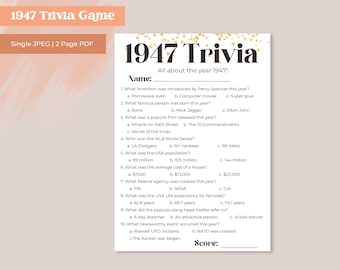 1947 Birthday Party - Etsy