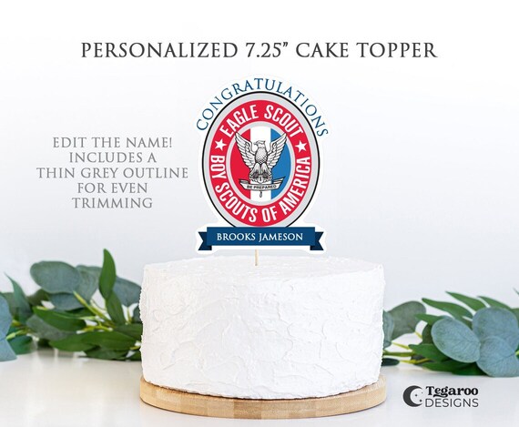 Eagle Scout Cake Toppers
