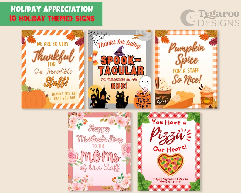 Employee & Teachers Appreciation Food Sign Bundle | Teachers, Nurse ...