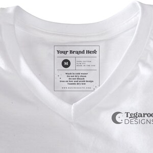 Retro Modern Simple Tagless Label | Shirt Clothing Label | Editable Tag ...
