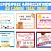 23 Teacher Employee Appreciation Tags | Candy Bar Gift Tag | Treat Tags ...
