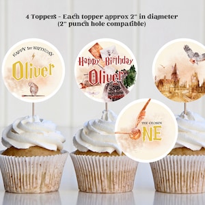 Wizard Chosen One First Year Birthday Photo Milestone Poster | 1st ...