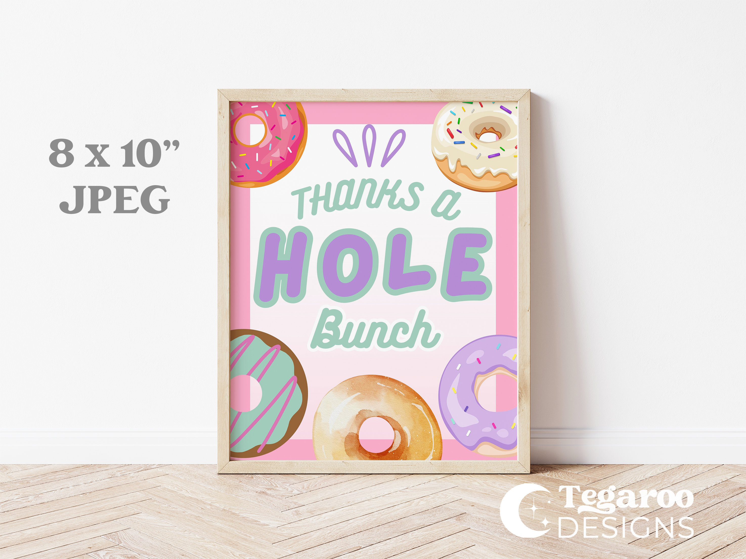 Breakfast Food Drink Sign Bundle | Employee, Teacher Appreciation ...