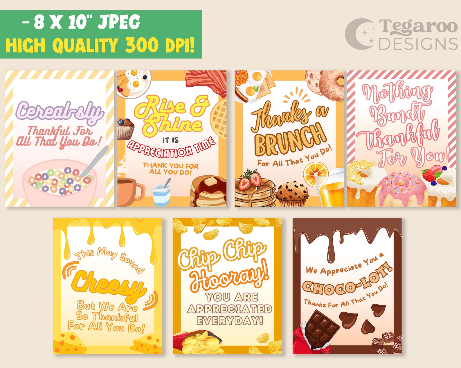 Employee & Teachers Appreciation Food Sign Bundle | Teachers, Nurse ...