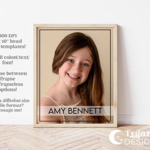 Professional Headshot Template | Actor Headshot Template | Acting ...