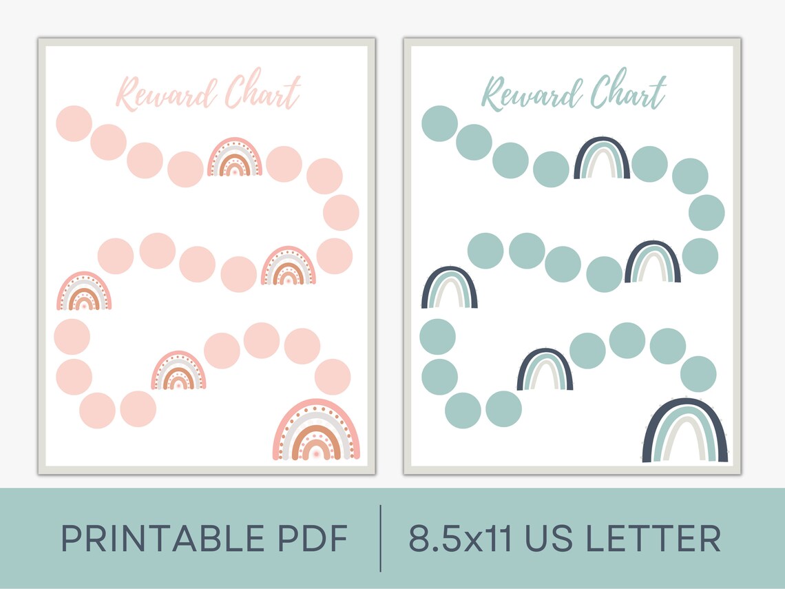 Rewards Chart Digital Download Printable - Etsy