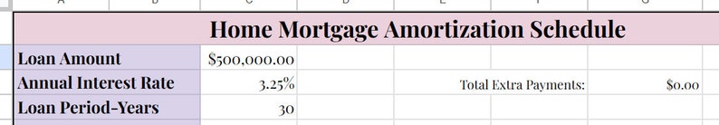 Home Mortgage Amortization Spreadsheet - Etsy Home Mortgage Amortization Spreadsheet - Etsy