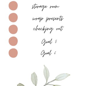 Editable Weekly Goals Phone Wallpaper Canva Template - Etsy