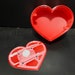 3D Printed Heart Shaped Box - Etsy