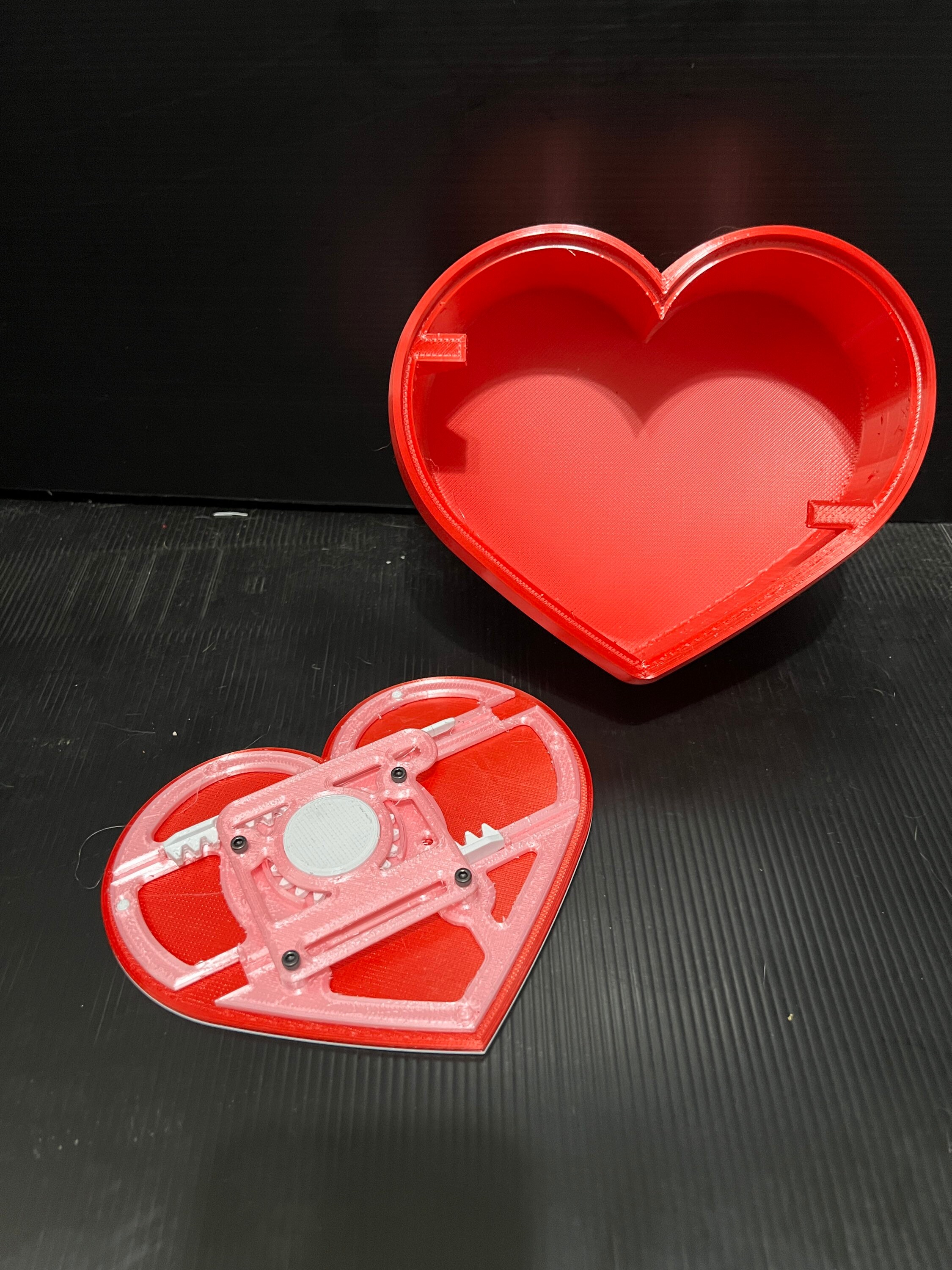 3D Printed Heart Shaped Box - Etsy