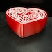 3D Printed Heart Shaped Box - Etsy