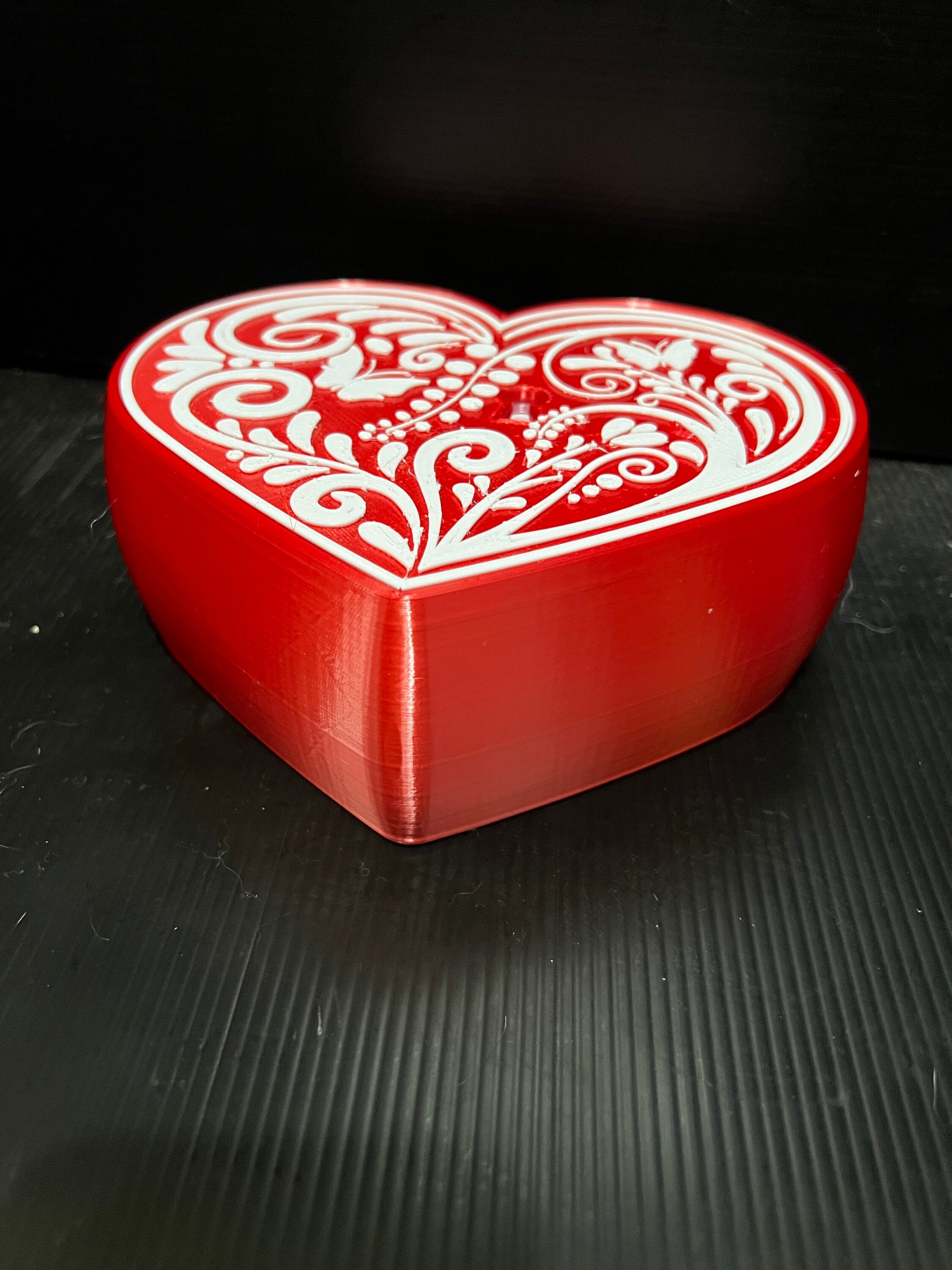 3D Printed Heart Shaped Box - Etsy