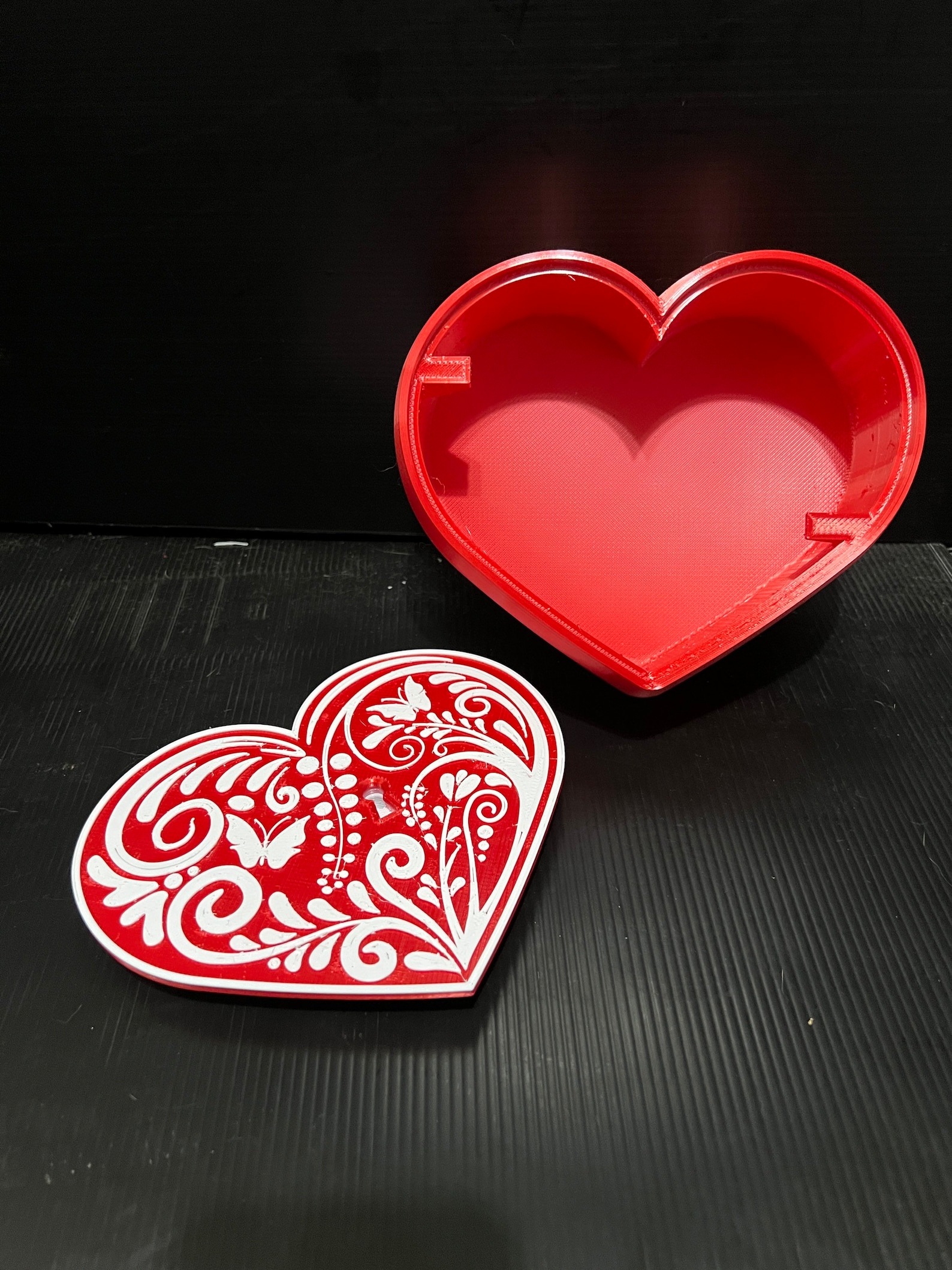 3D Printed Heart Shaped Box - Etsy