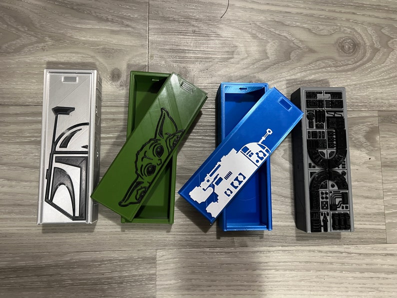 3d Printed Pencil Case Etsy