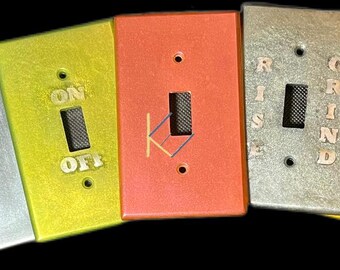 CUSTOM Light Switch Plate Outlet Cover Personalize or Shop Available ...