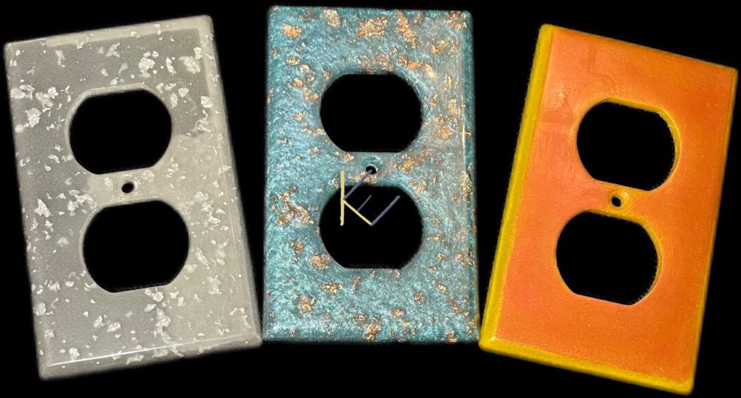 SINGLE OUTLET PLATE | Kanepoxy Custom Single Outlet Plate - Personalize ...