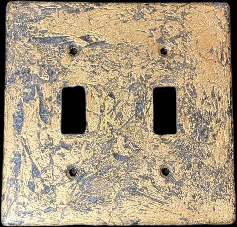 CUSTOM 2-gang Light Switch Plate Dual Light Switch Cover Personalize or ...