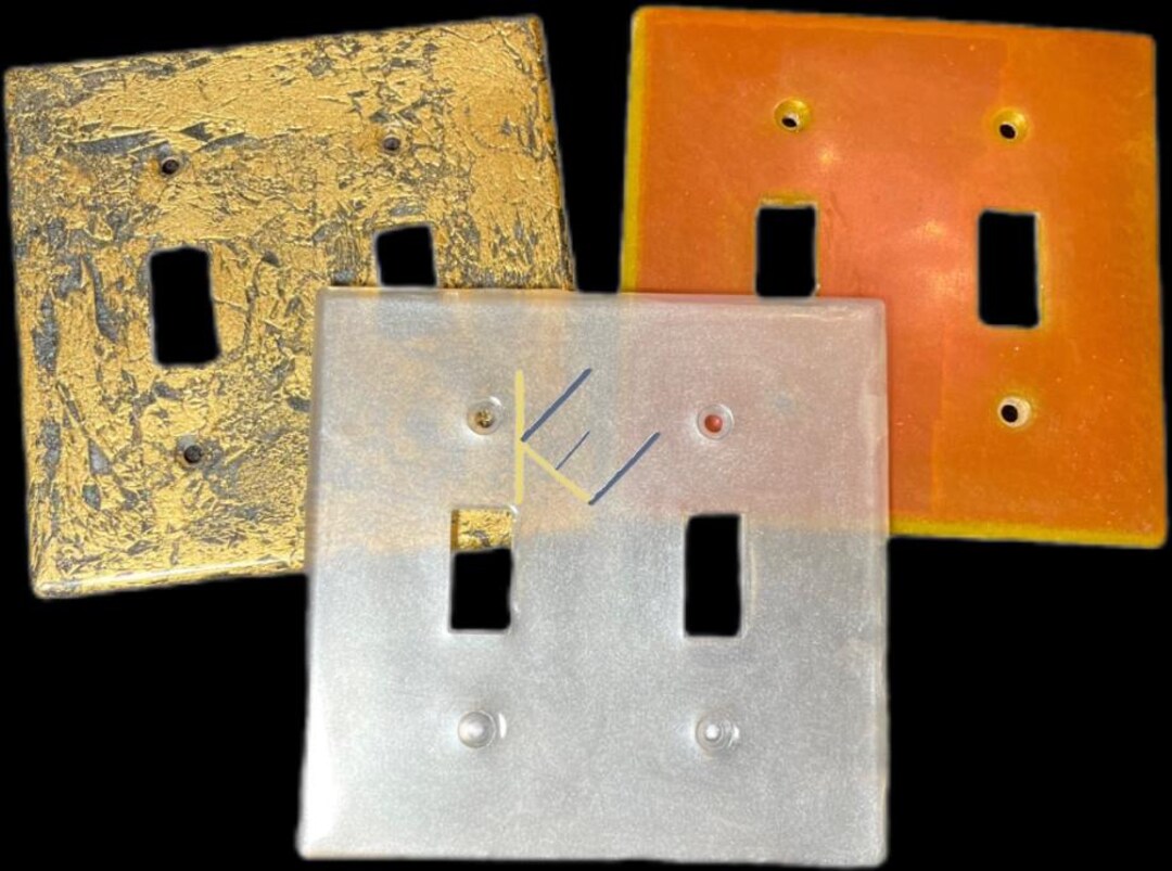 CUSTOM 2-gang Light Switch Plate Dual Light Switch Cover Personalize or ...