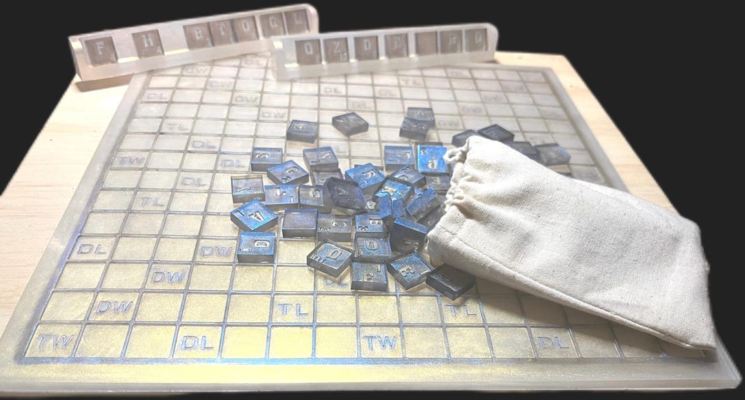 SCRABBLE GAME | Kanepoxy CUSTOM Scrabble Game - Create Your Own Color ...