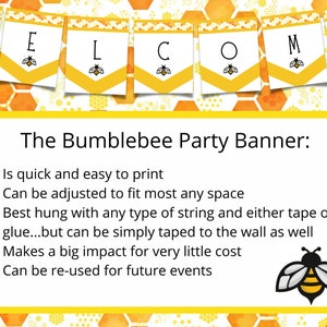 Cute Bumblebee Birthday Party Bundle - Printable Digital Download ...