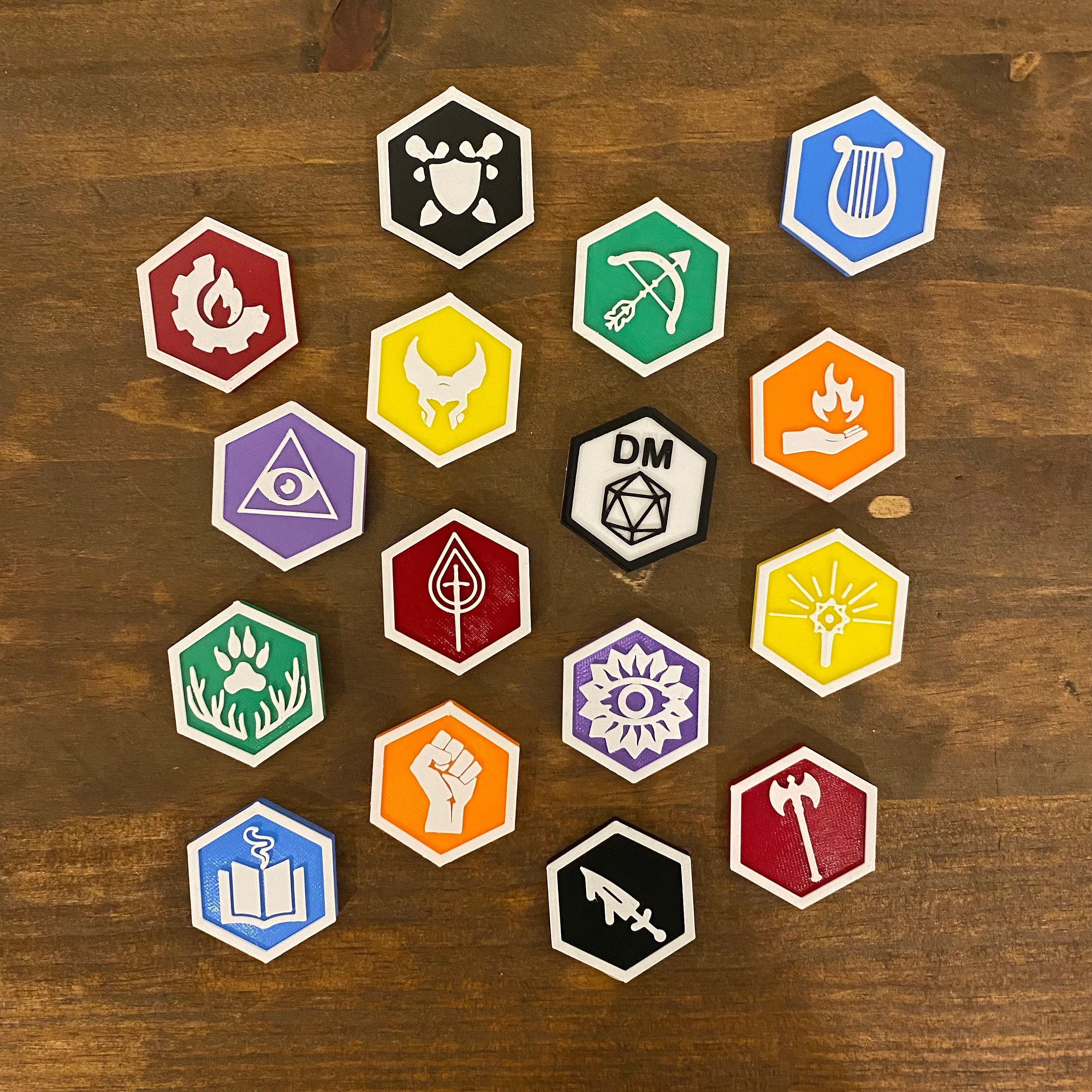D&D Class Magnets DND Dungeons and Dragons - Etsy