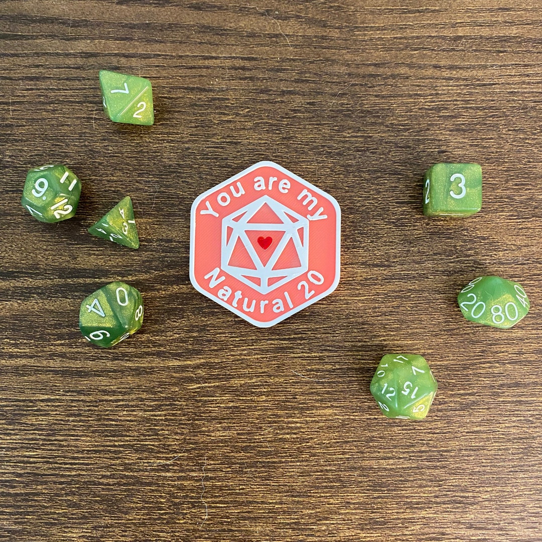You Are My Natural 20 Magnet, Dnd Gift, Dungeons and Dragons - Etsy