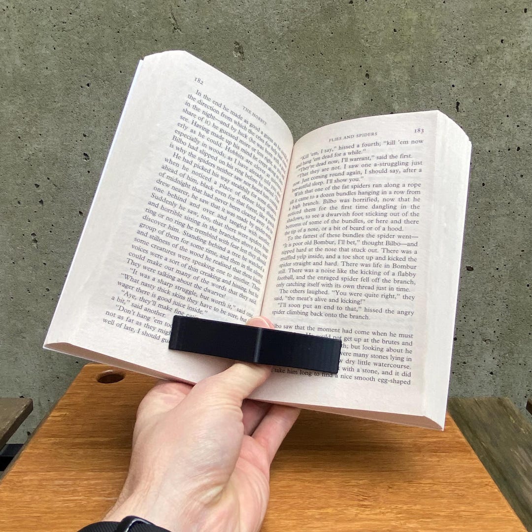 Thumb Page Holder - One Hand Book Holder - Etsy