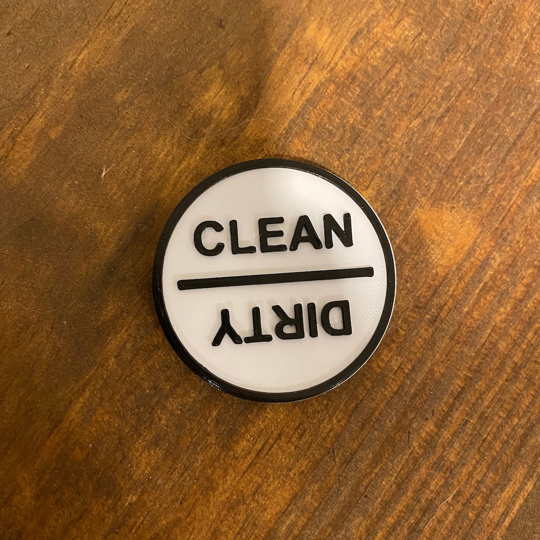 Dishwasher Clean Dirty Magnet - Etsy