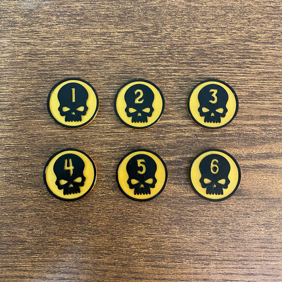 Warhammer 40K Objective Markers Set - Etsy