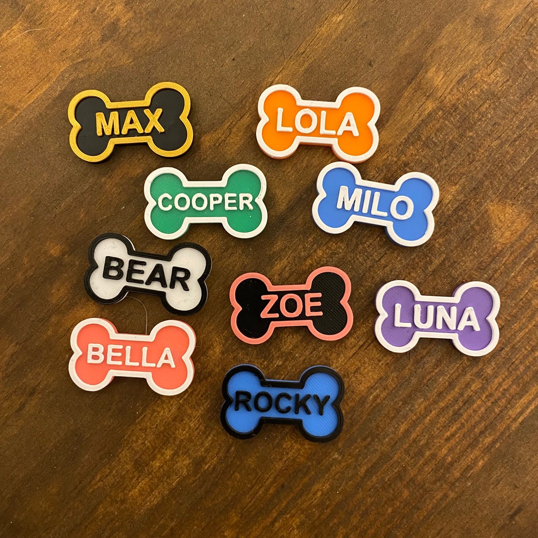 Personalized Dog Bone Magnet - Etsy
