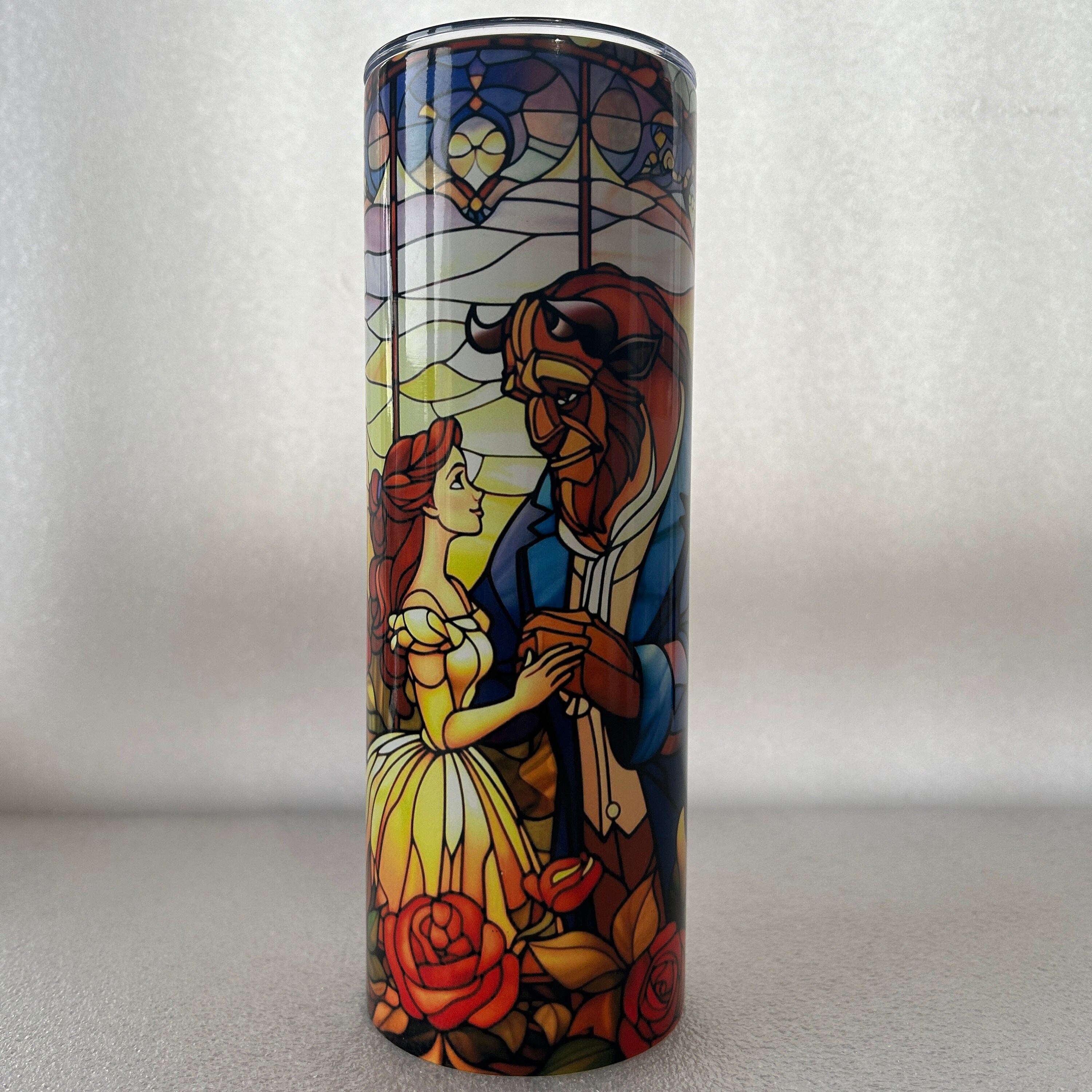 Beautiful Princess Stained Glass Window 20oz Stainless Steel - Etsy