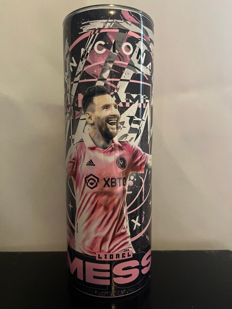 Lionel Messi 2023 20oz Stainless Steel Tumbler Cup - Etsy