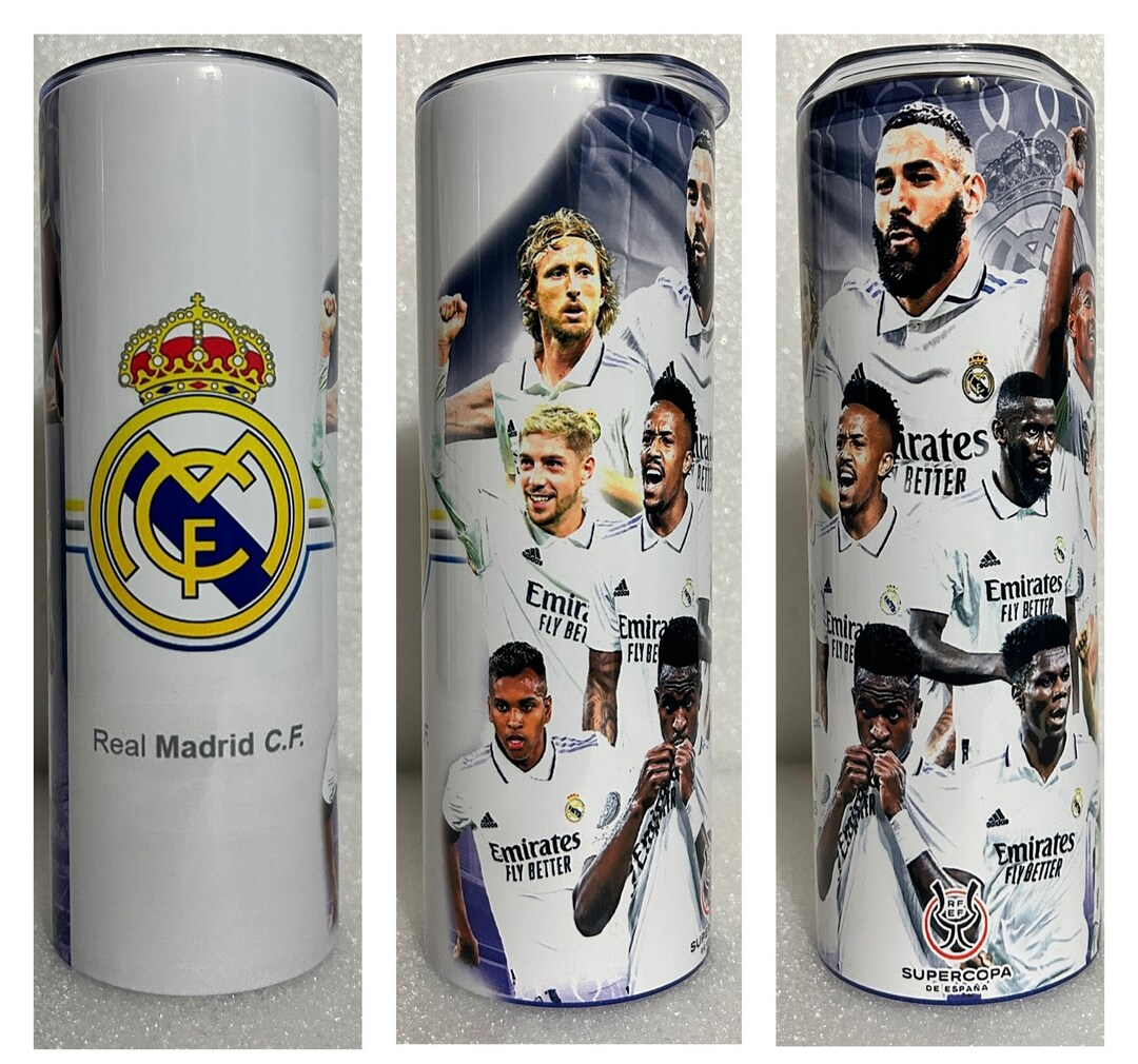 Real Madrid CF 20oz Stainless Steel Tumbler - Etsy