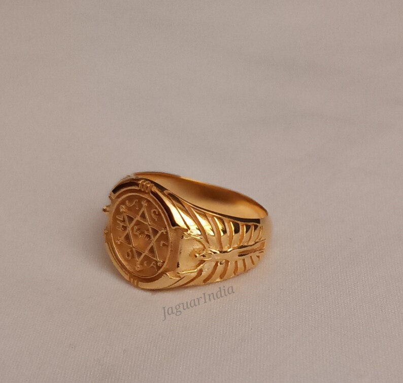 Solomon Power Ringsilver Signet Solomon Ringmens Religious - Etsy