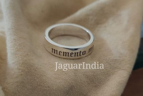 Silver Memento Mori Band Memento Mori Ring Memento Mori - Etsy