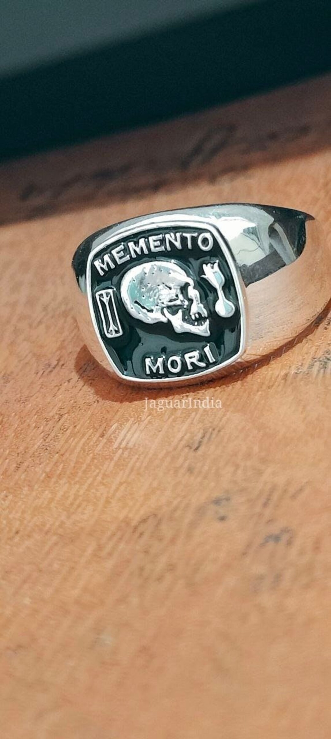 925k Memento Mori Ring,skull Mori Ring, Memento Mori Jewelry, Memento ...