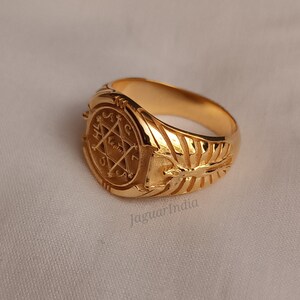Solomon Power Ring,silver Signet Solomon Ring,mens Religious Jewelry ...