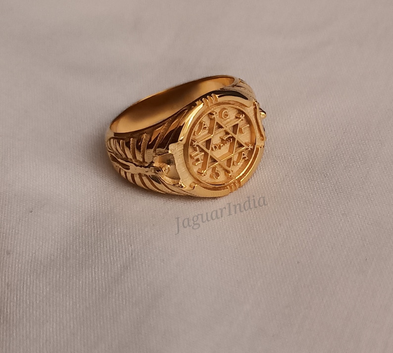 Solomon Power Ringsilver Signet Solomon Ringmens Religious - Etsy