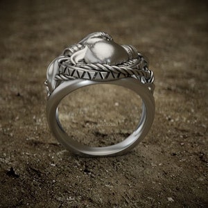 925 Sterling Silver, Boxing Ring Fighter Ring, Boxing Fan Ring, Boxing ...