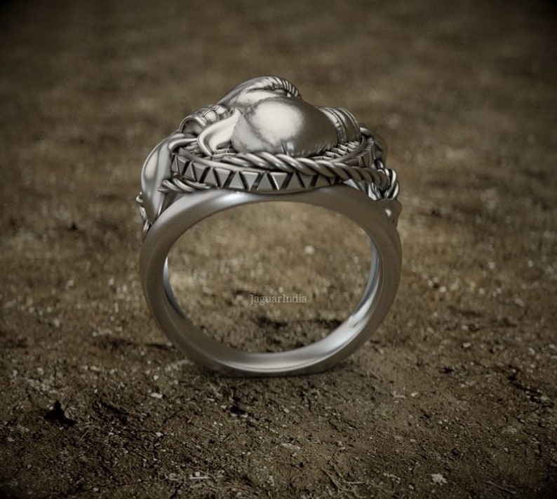 925 Sterling Silver, Boxing Ring Fighter Ring, Boxing Fan Ring, Boxing ...