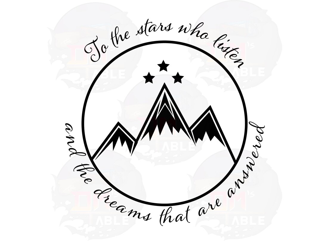ACOTAR Velaris Svg/png/jpg Bundle - to the Stars Who Listen, Sarah J ...