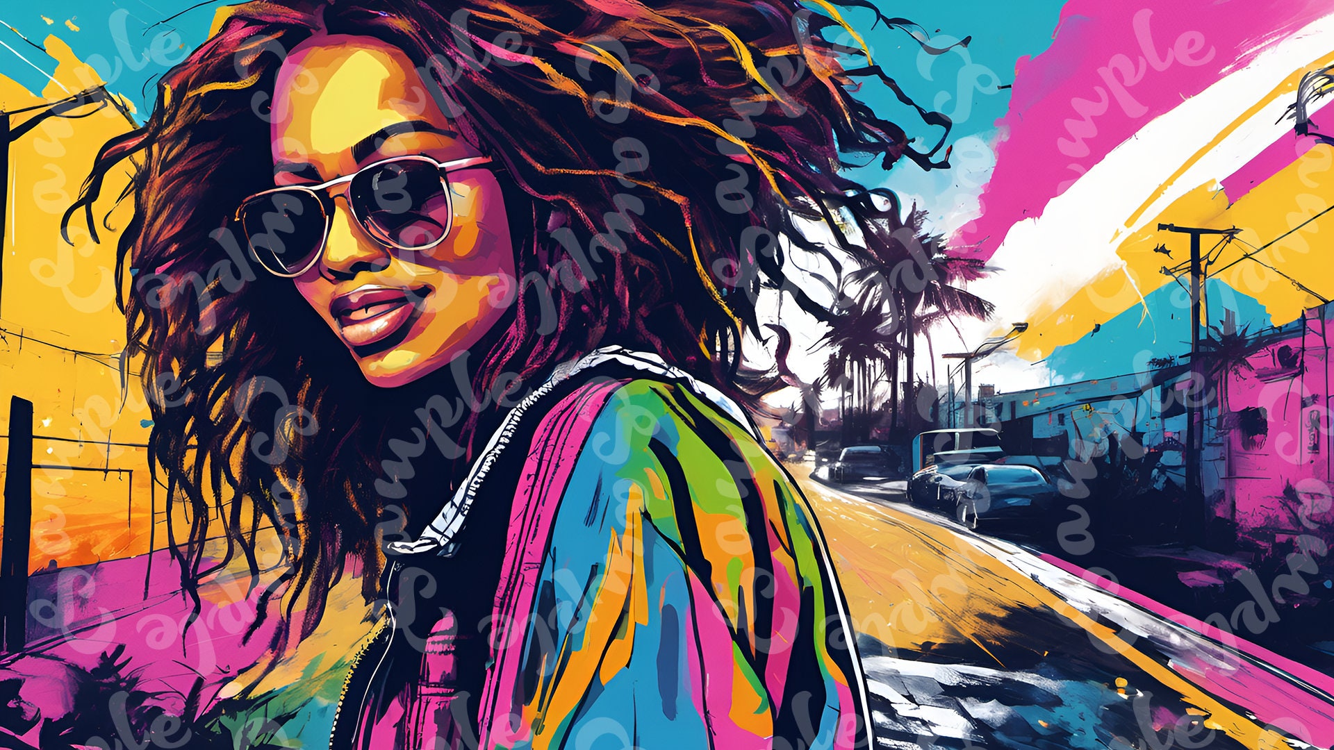 Urban Punk Women Desktop Wallpapers Diverse and Stylish 4K 5 Pack E - Etsy